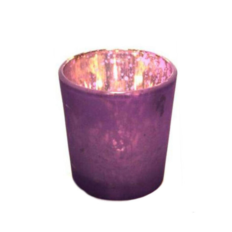 Purple Glass Votive » Soderbergs Wedding & Event